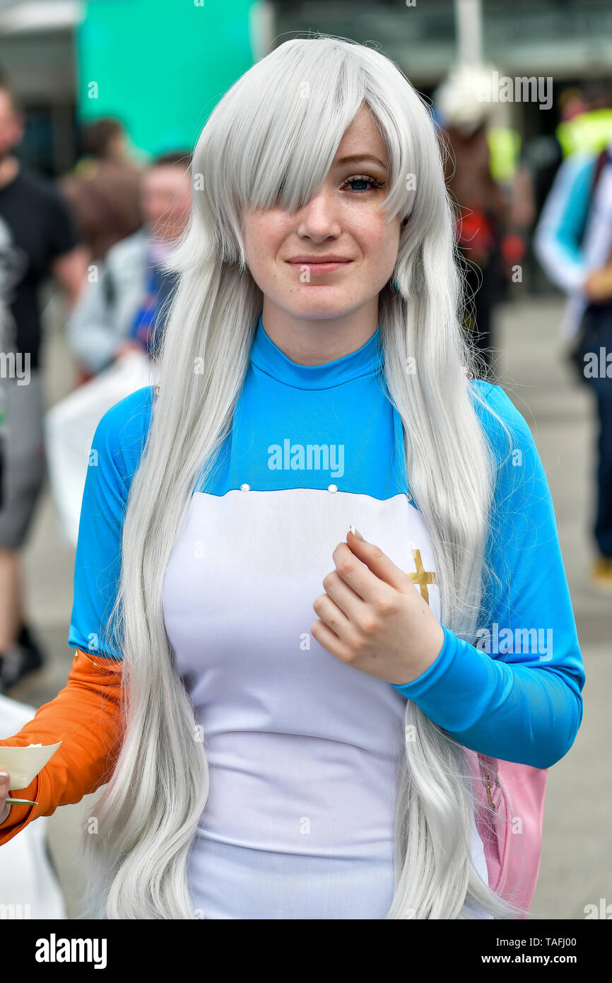 London, UK. 24th May, 2019. Cosplay fans came to London on May 24, 2019 ...