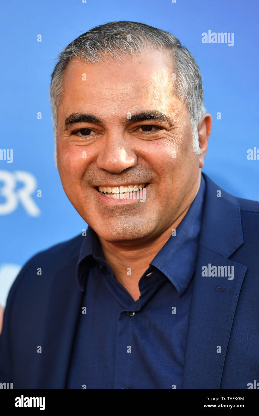 Munich, Deutschland. 24th May, 2019. Aiman ABDALLAH (Moderator) single image, single cut motif ...