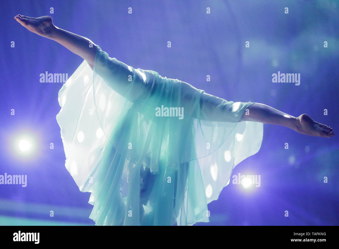 Cologne, Germany. 24th May, 2019. Ella Endlich, singer, and Valentin ...