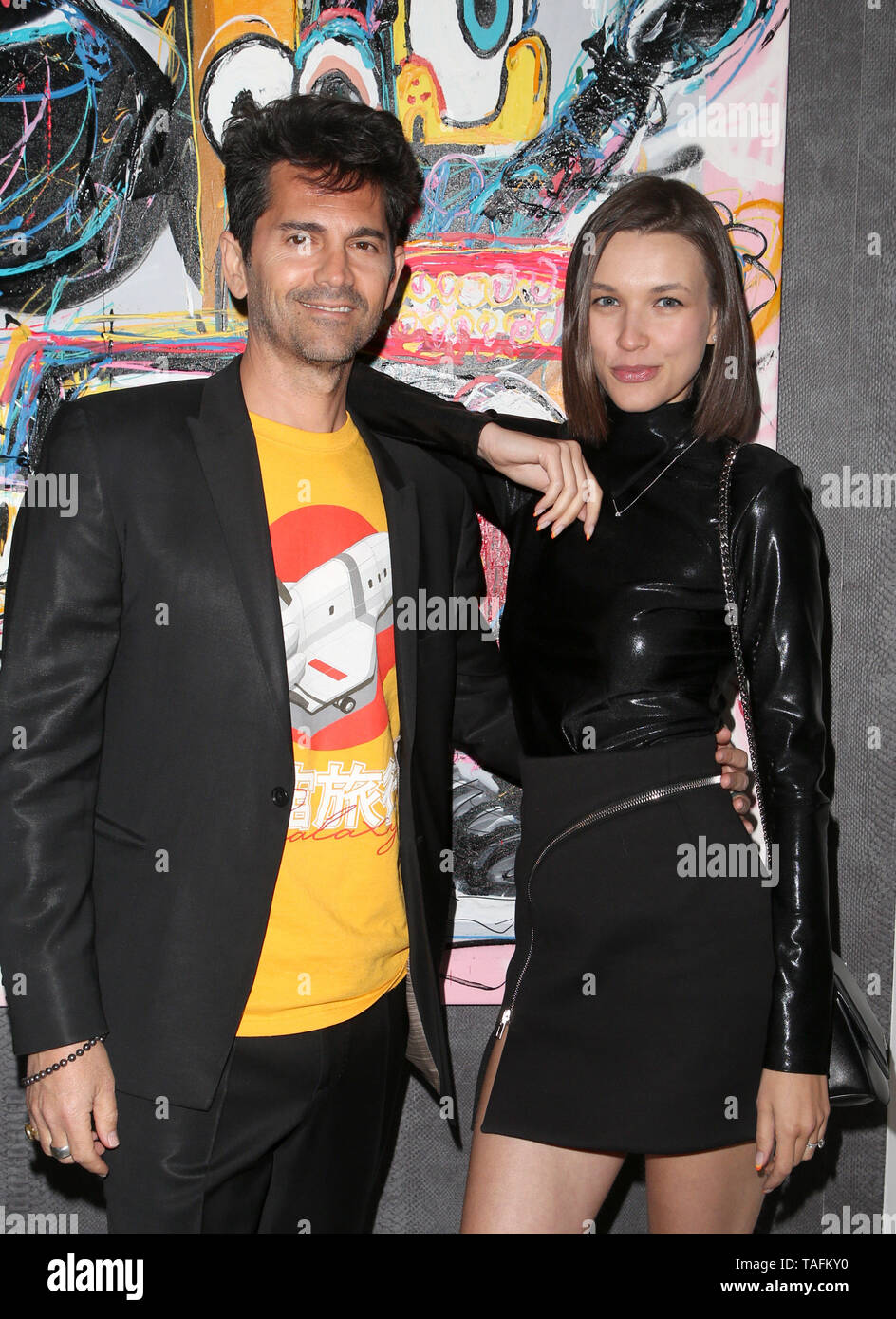 Los Angeles, Ca, USA. 23rd May, 2019. Michael Sutton, Kristina Sutton ...
