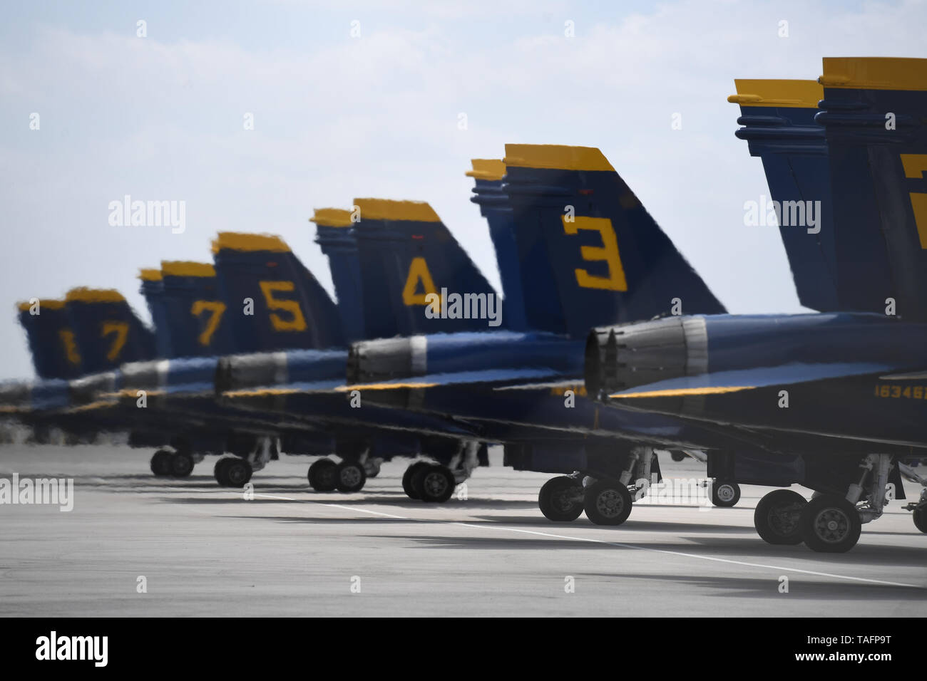 Miami, FL, USA. 24th May, 2019. The U.S. Navy Blue Angels Flight ...