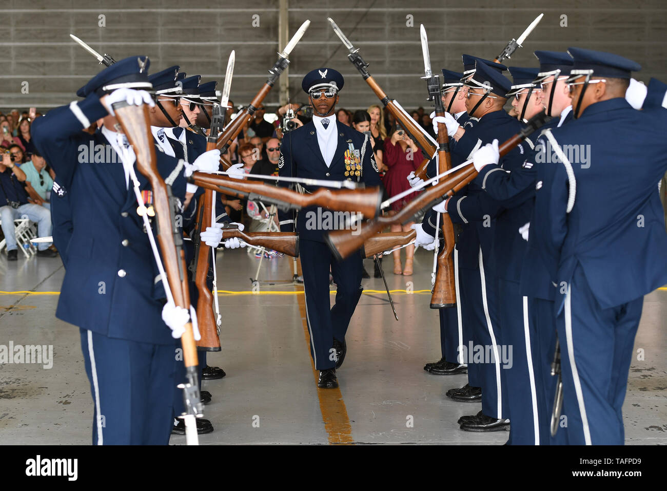 Air force drill team hi-res stock photography and images - Alamy