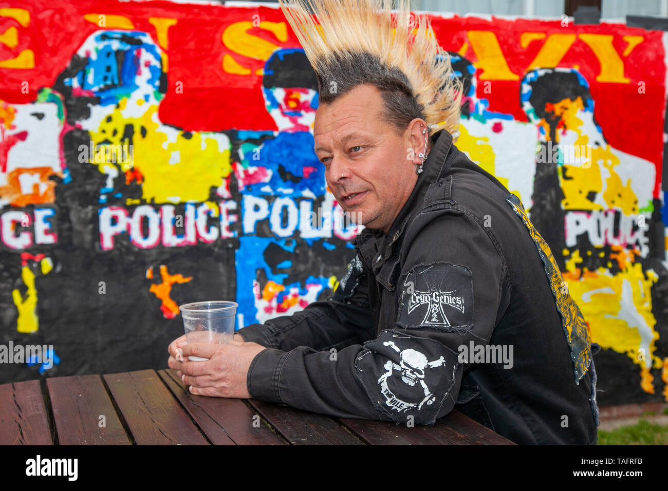 Morecambe, UK 25th May, 2019. Sid Daniels at the Morecambe Nice n ...