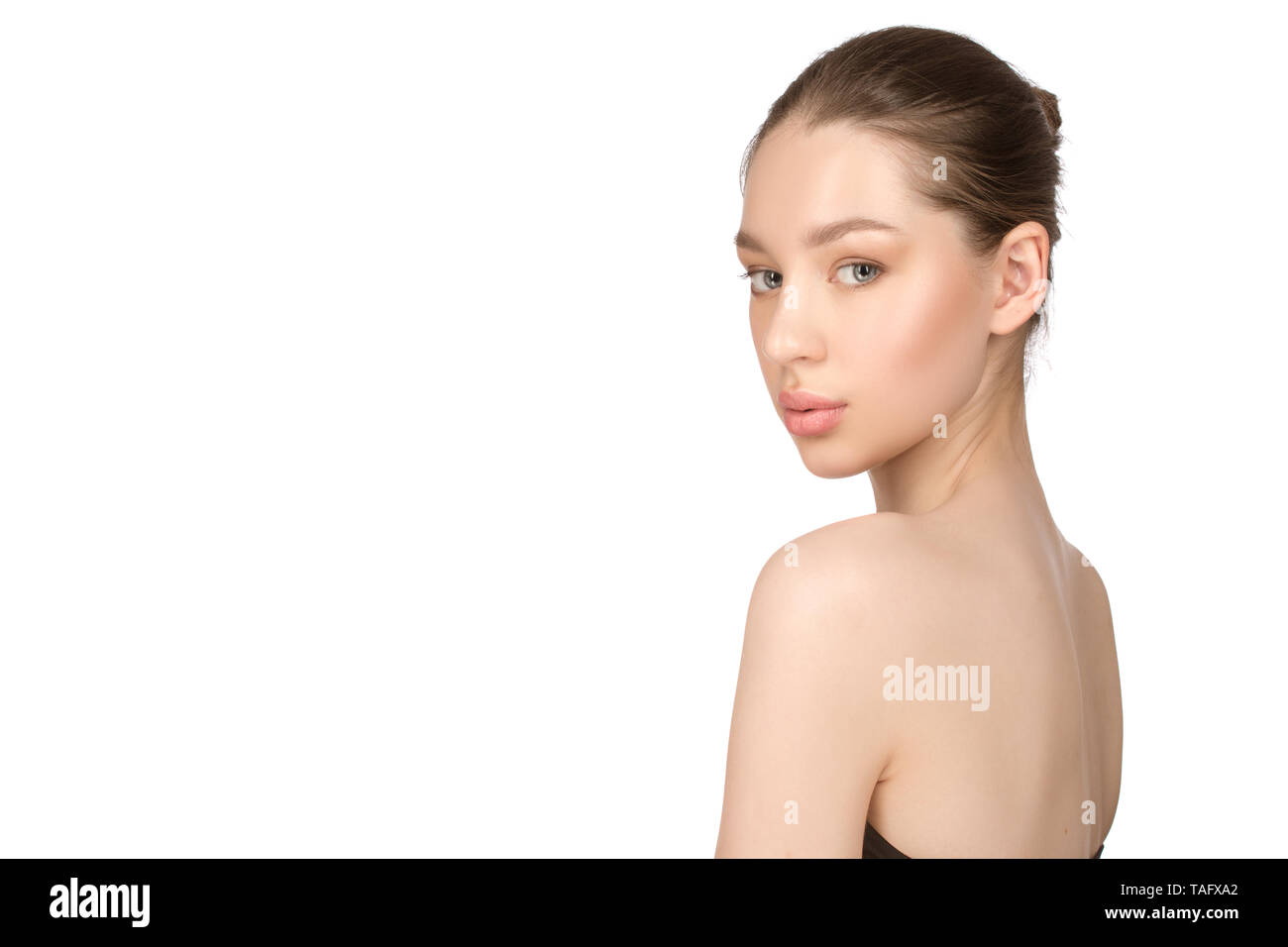 Woman naturally beauty Cut Out Stock Images & Pictures - Alamy