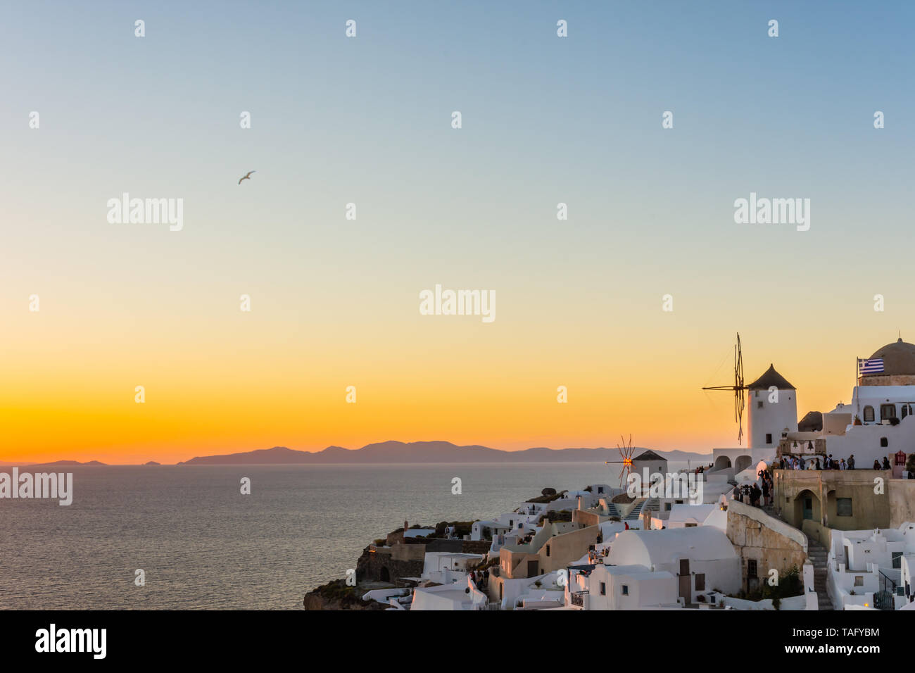 Santorini greece skyline hi-res stock photography and images - Alamy