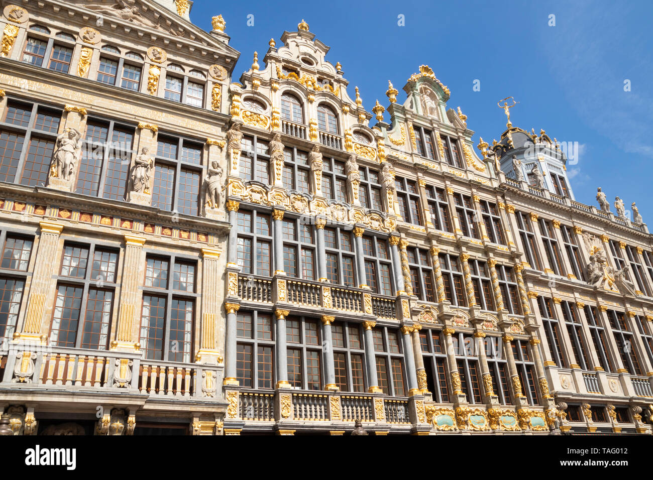 Guild houses grote markt brussels hi-res stock photography and images ...