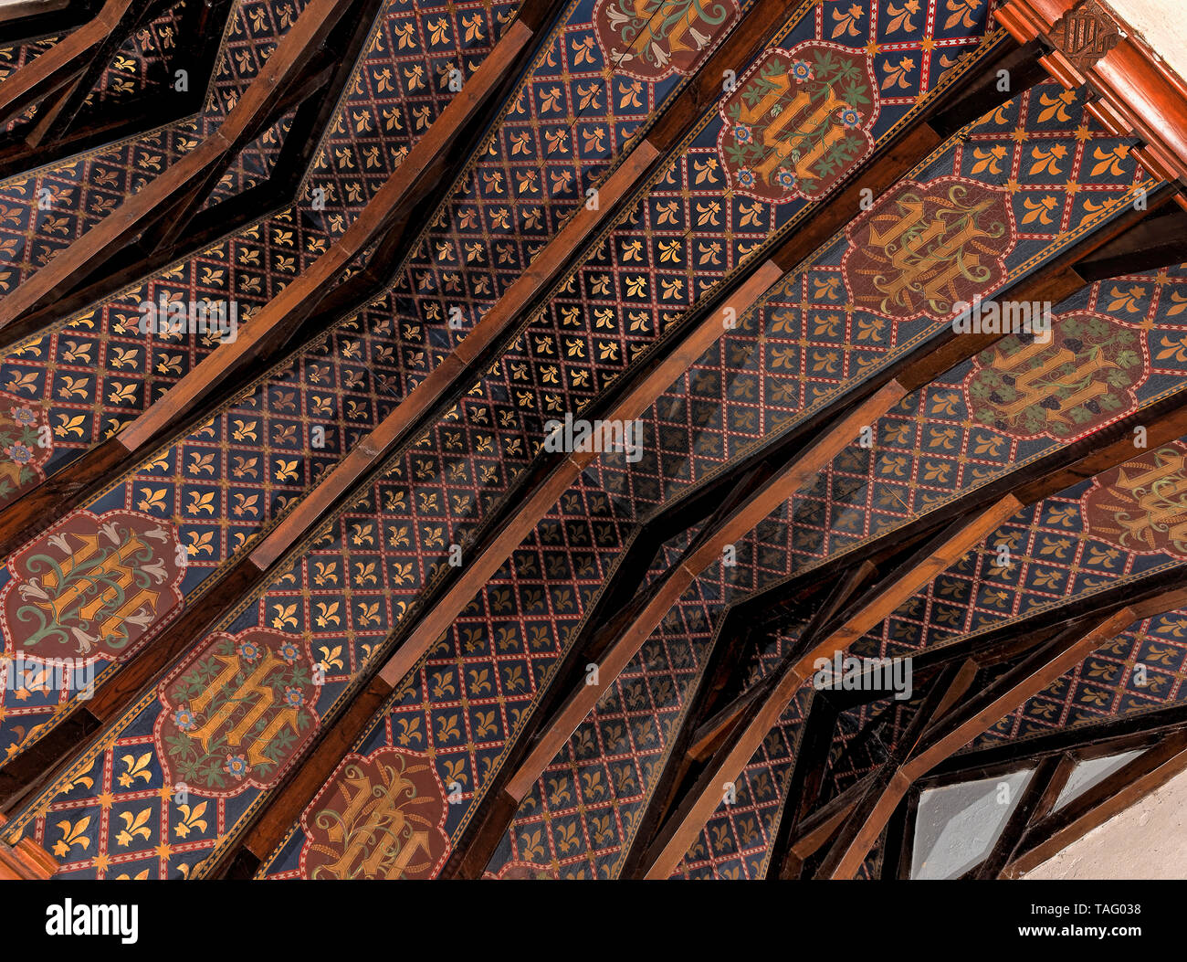 Decorated chancel ceiling hi-res stock photography and images - Alamy