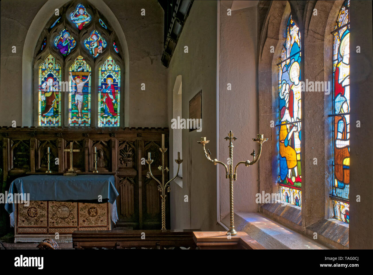 Village church chancel hi-res stock photography and images - Alamy