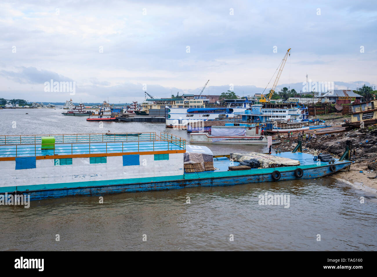 Puerto Henry on Iquitos, Maynas Province, Loreto Department, Peru Stock ...