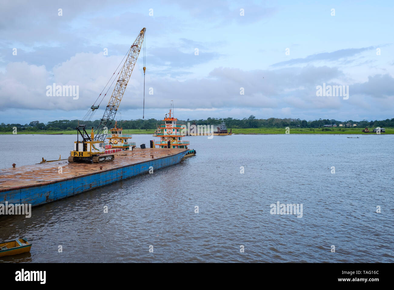 Puerto Henry on Iquitos, Maynas Province, Loreto Department, Peru Stock ...