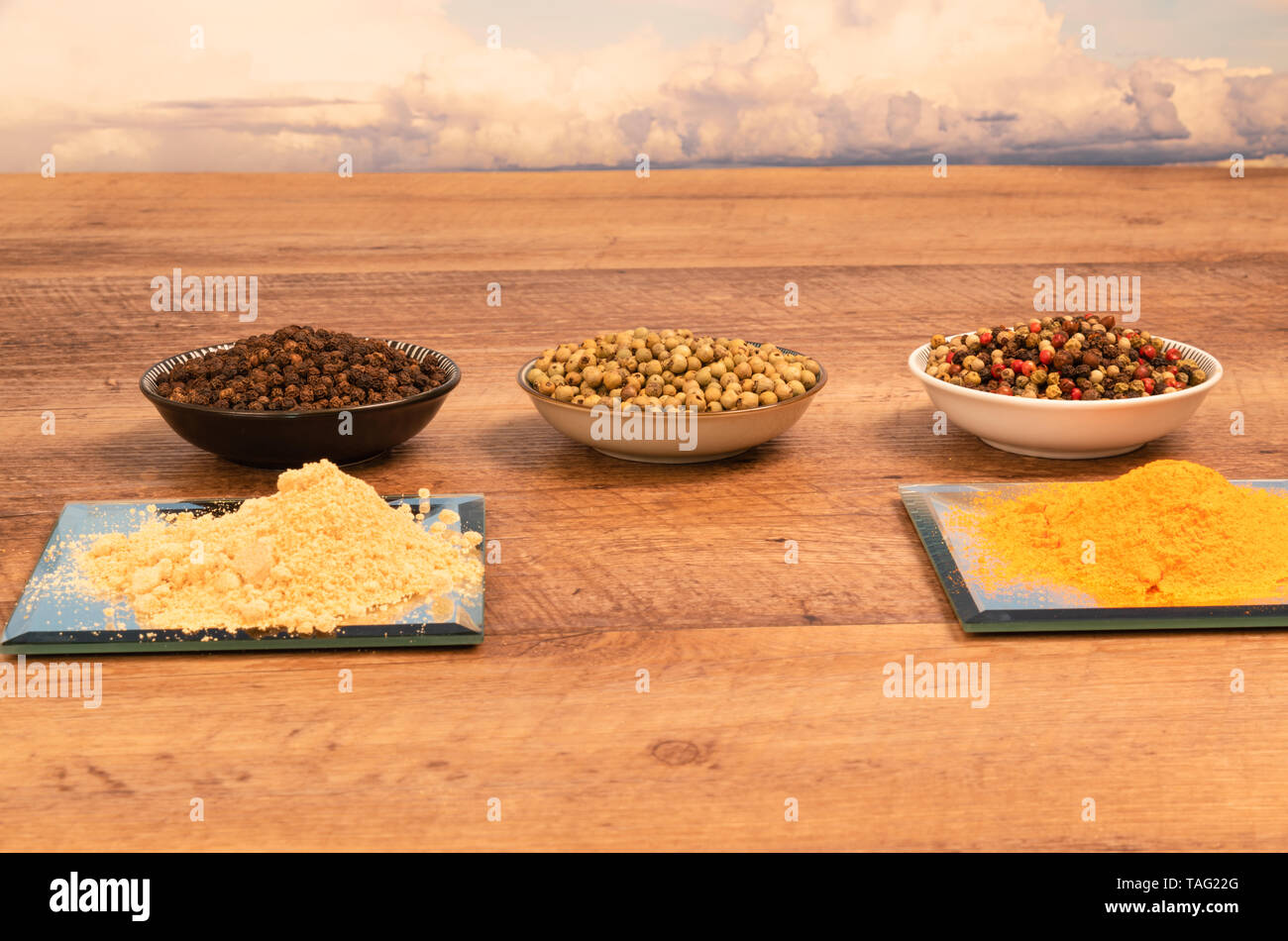 Some spices photo portrait Stock Photo - Alamy