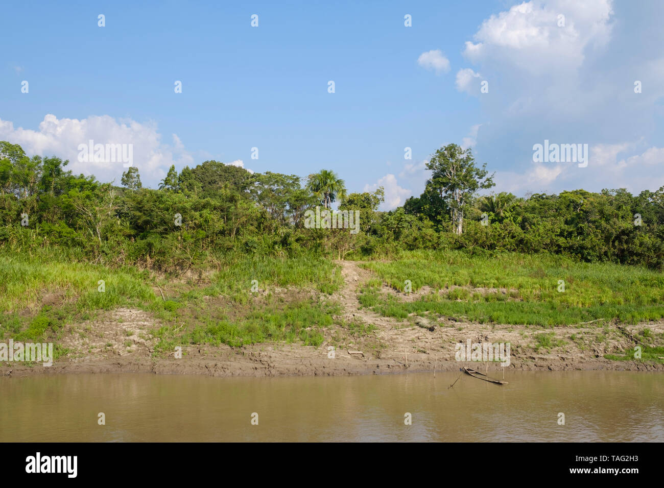 Wooden boats amazon river shore hi-res stock photography and images - Alamy