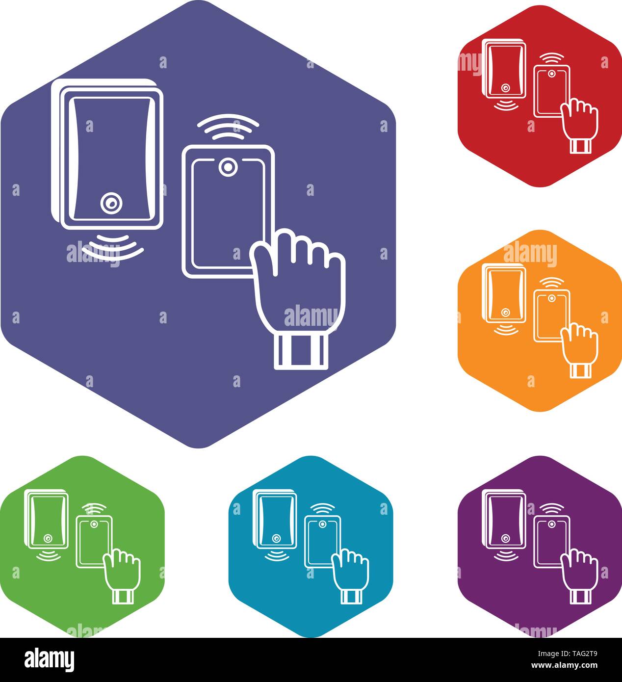 Magnetic lock icons vector hexahedron Stock Vector Image & Art - Alamy