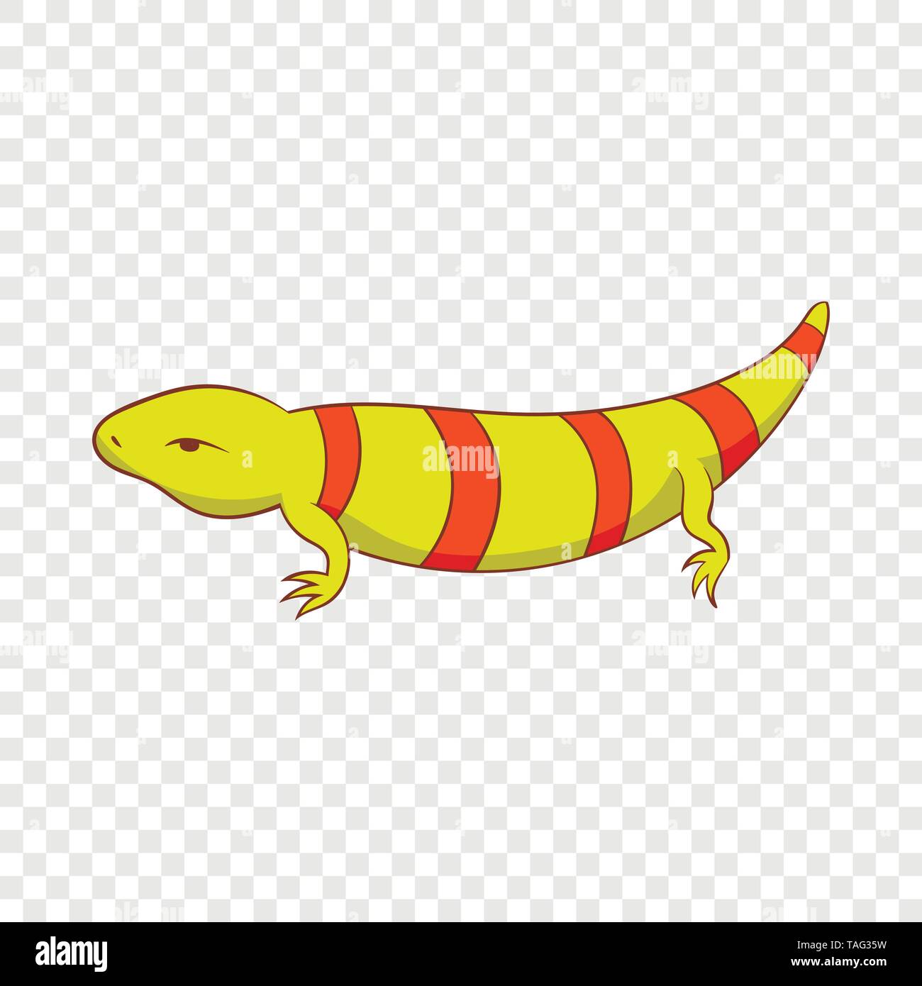 Stripped lizard icon, cartoon style Stock Vector Image & Art - Alamy