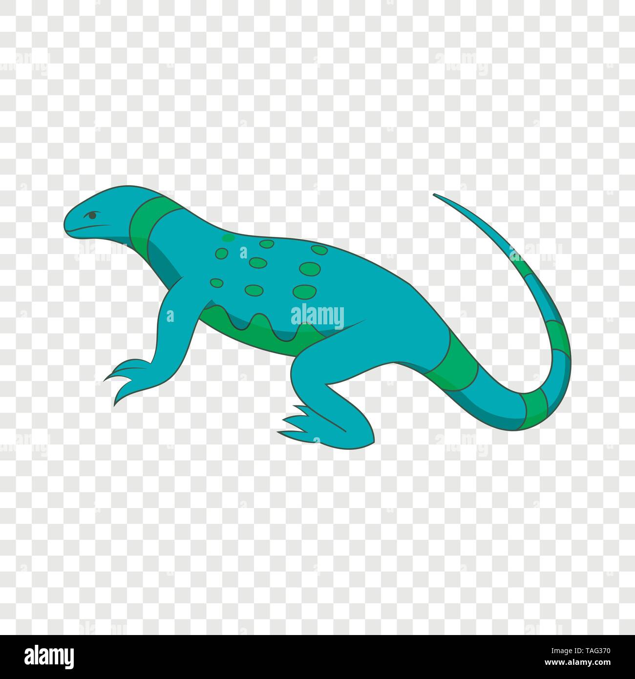 Blue lizard icon, cartoon style Stock Vector Image & Art - Alamy