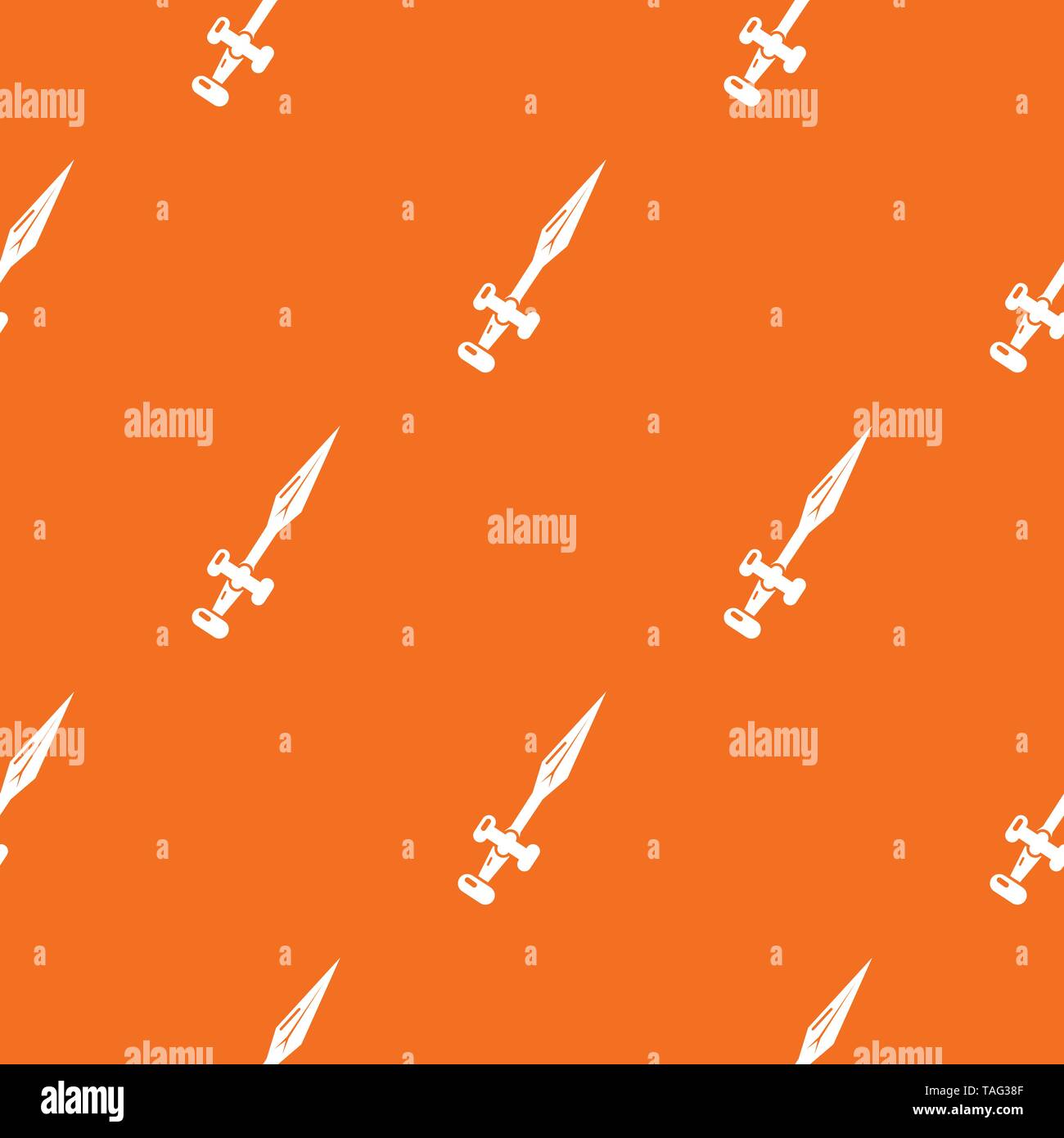 Sword pattern vector orange Stock Vector Image & Art - Alamy