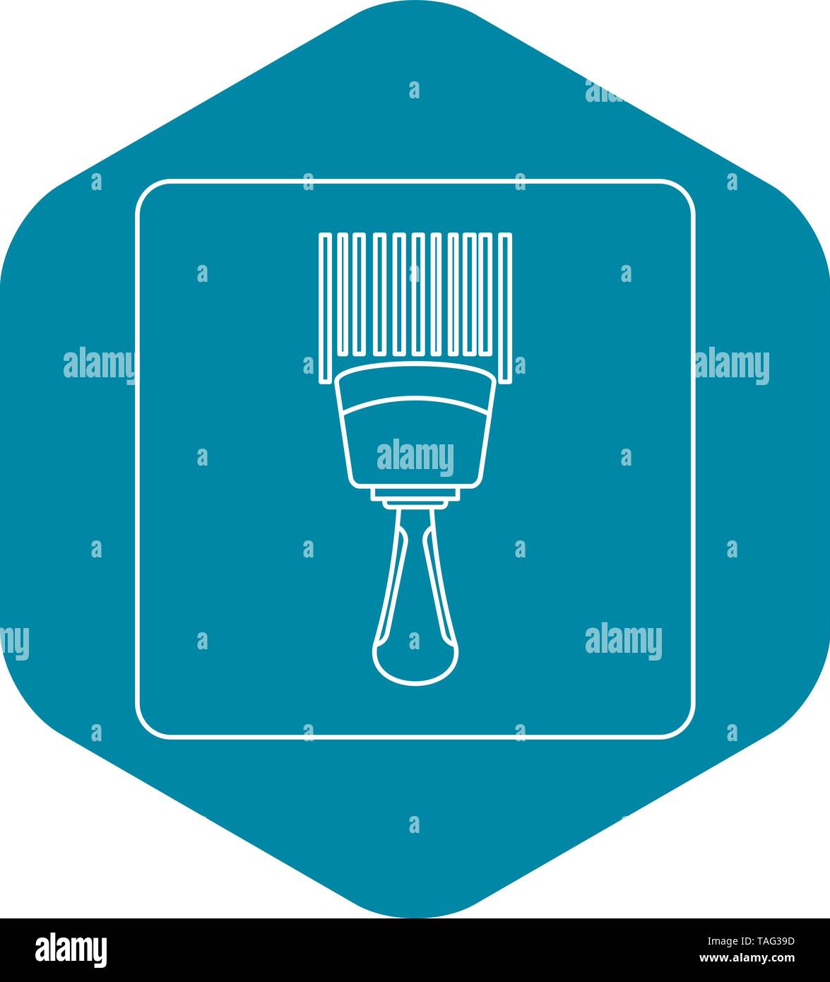 Bar code scanner icon outline Stock Vector Image & Art - Alamy
