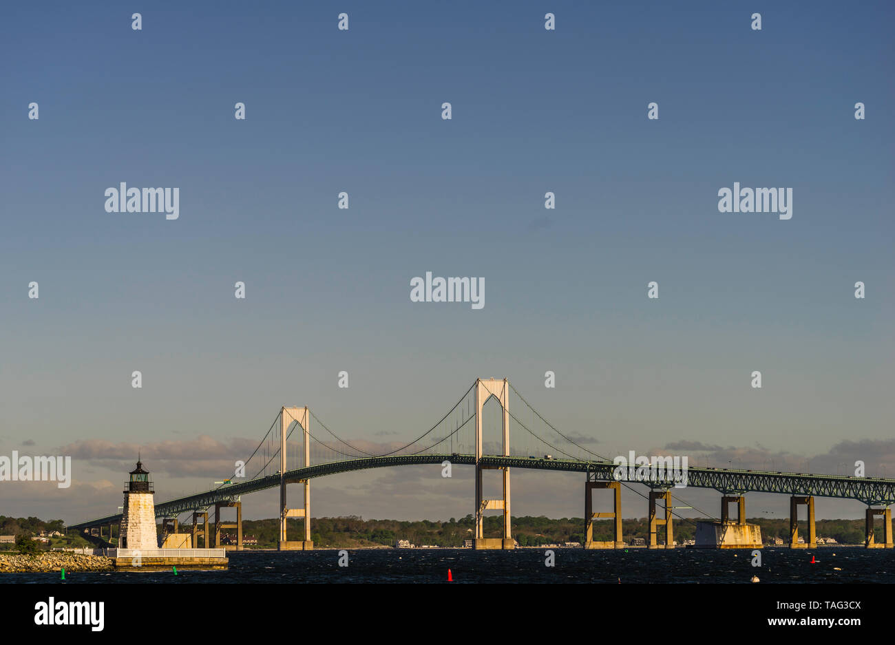 Newport Harbor Light Newport, Rhode Island, USA Stock Photo - Alamy