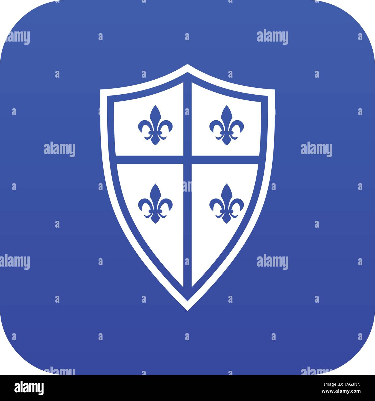 Royal shield icon digital hi-res stock photography and images - Alamy