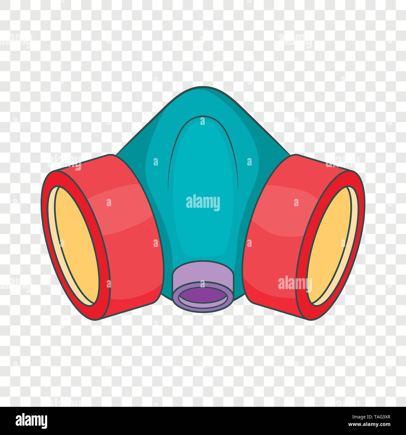 Respirator icon, cartoon style Stock Vector Image & Art - Alamy