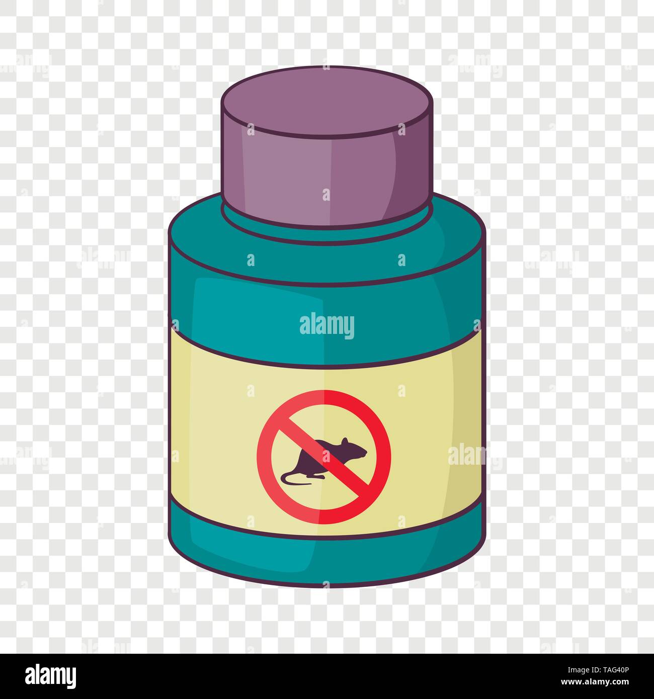 Rodenticide icon, cartoon style Stock Vector Image & Art - Alamy