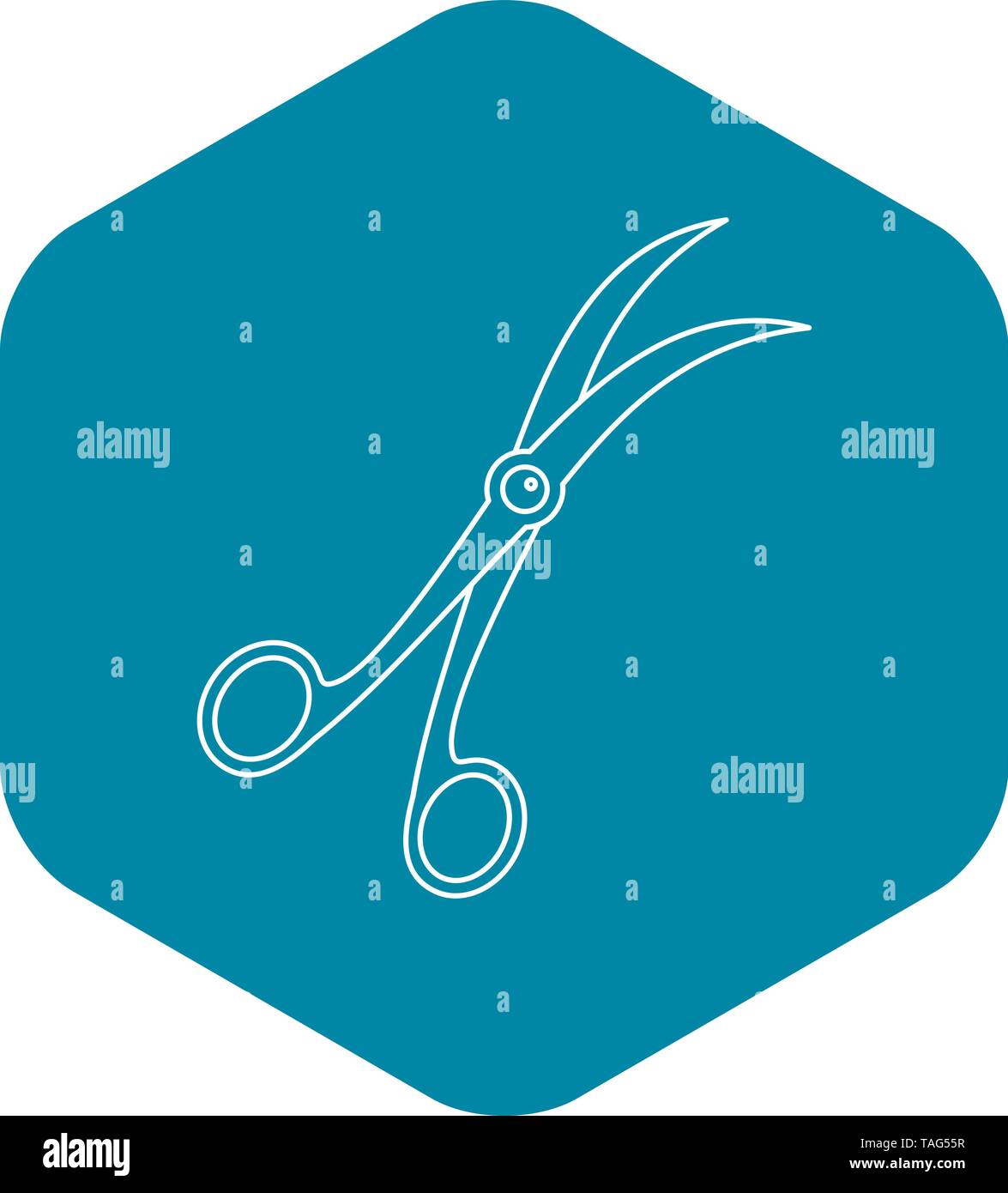 Steel surgical instruments icon, outline style Stock Vector Image & Art ...