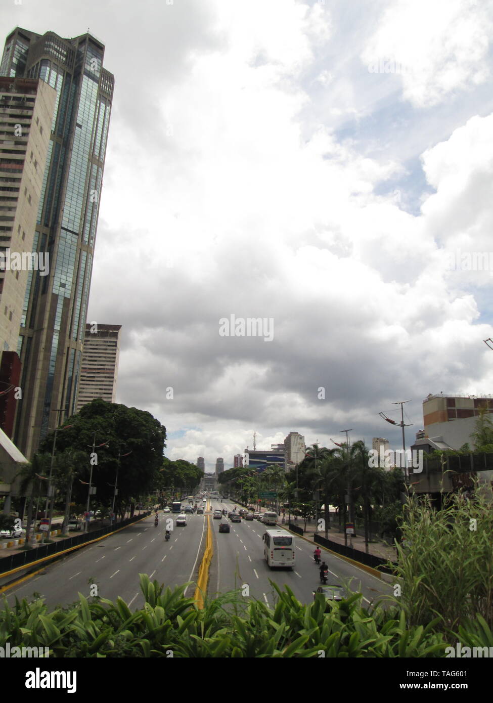 Bolivar Avenue in Caracas,Venezuela Monday 24 th July 2017 Stock Photo ...