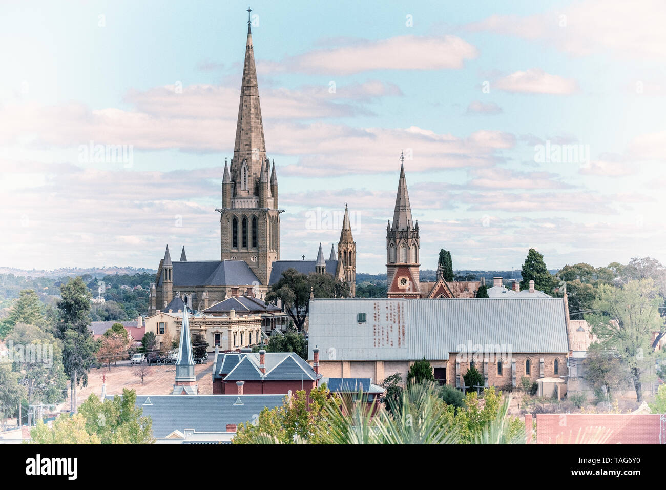 Sacred Heart Cathedral, Bendigo, Australia Stock Photo - Alamy