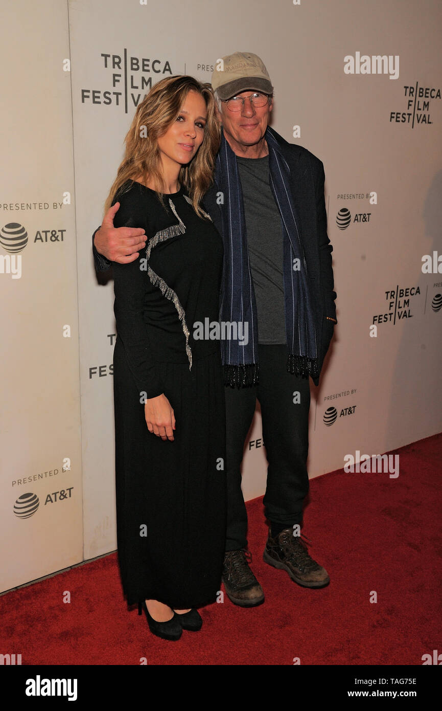 NEW YORK, NY - MAY 03: Alejandra Silva and Richard Gere attend the "It ...