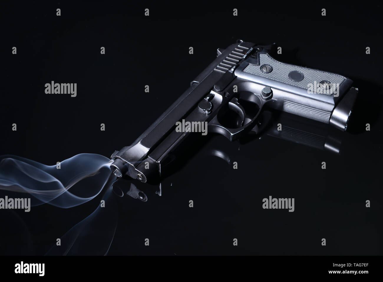 Smoking bullet hi-res stock photography and images - Alamy