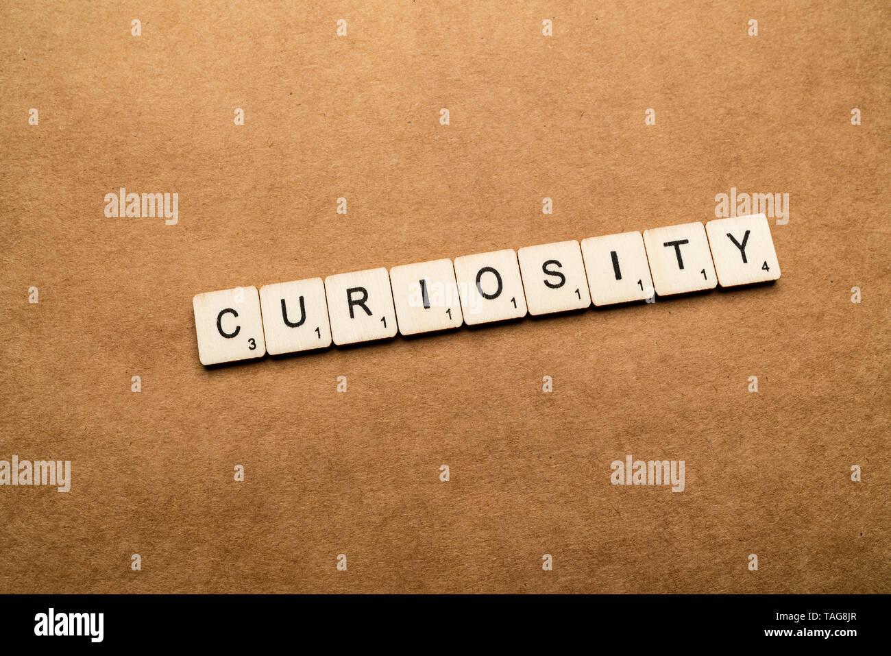 Curiosity word hi-res stock photography and images - Alamy
