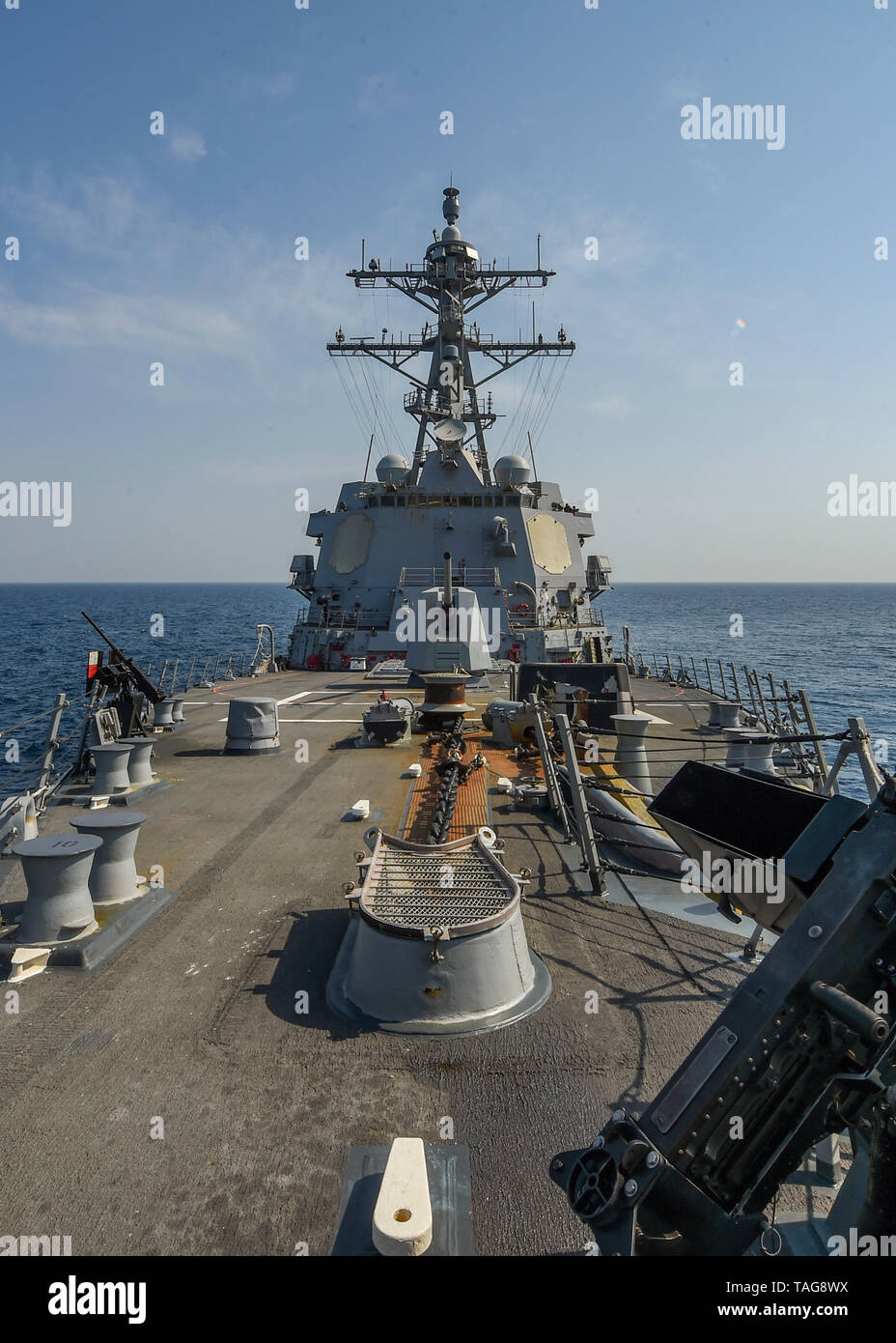 Guided missile destroyer uss bainbridge hi-res stock photography and ...