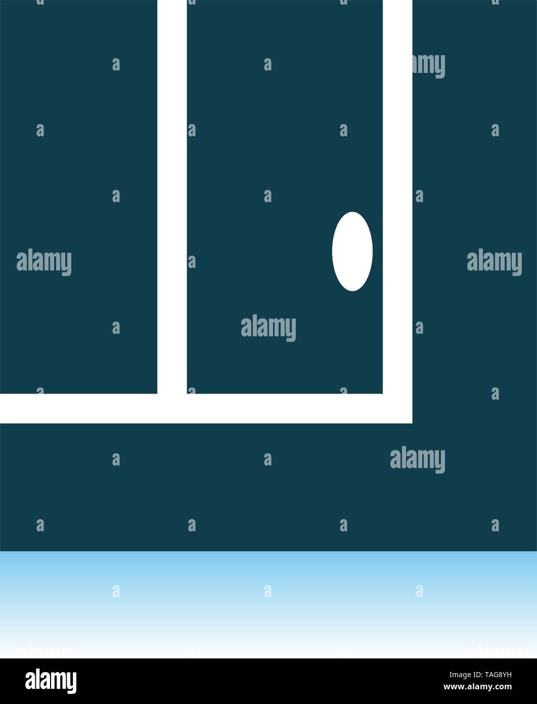 Tennis Replay Ball In Icon. Shadow Reflection Design. Vector ...