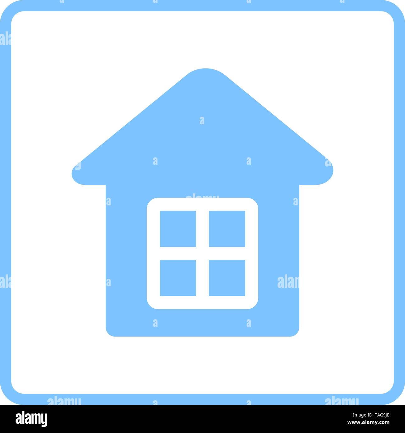 Blue main door Stock Vector Images - Alamy