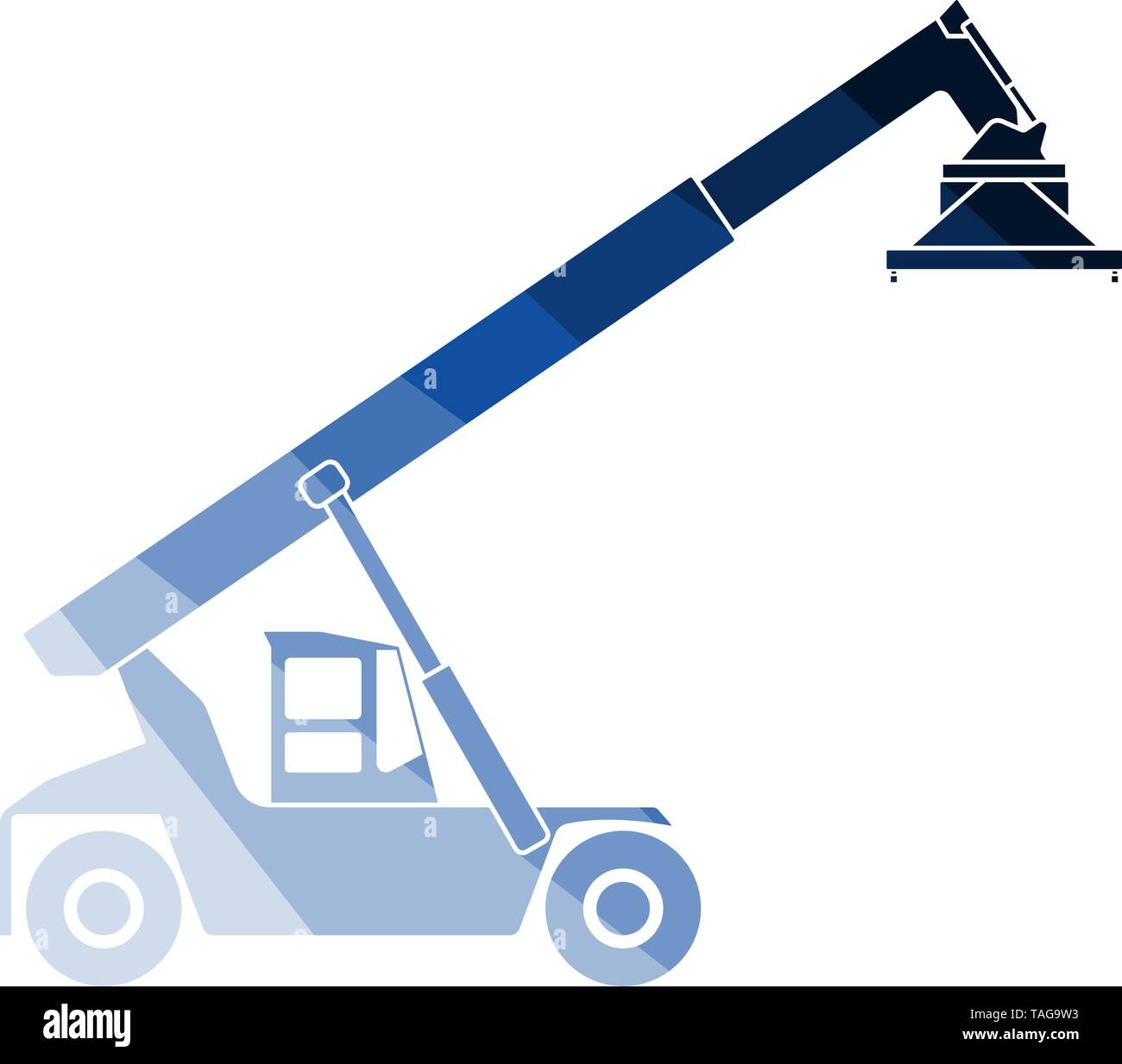 Reach stacker Stock Vector Images - Alamy
