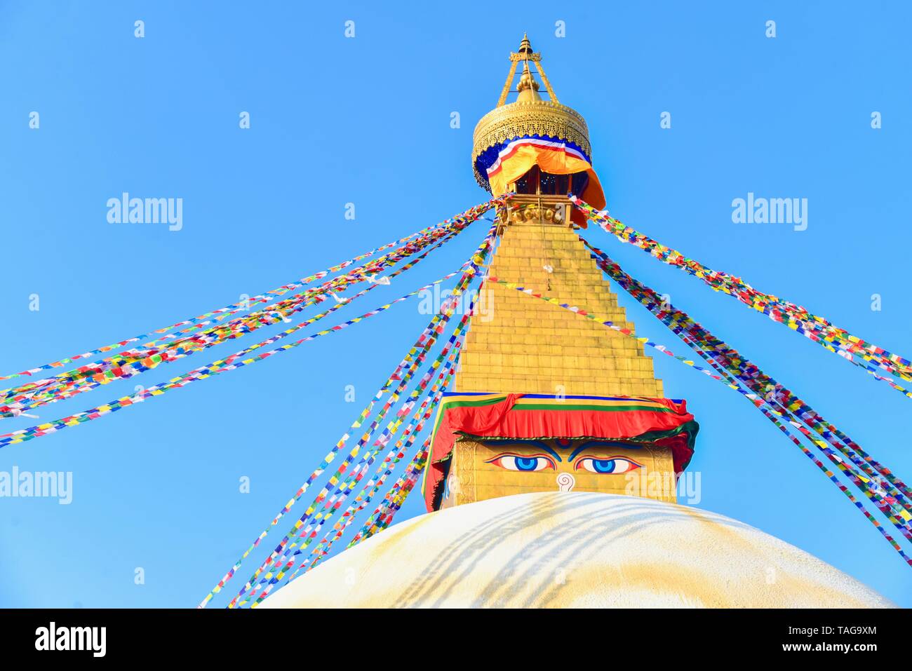 Boudhanath Stupa, the Largest Stupa in Nepal Stock Photo - Alamy