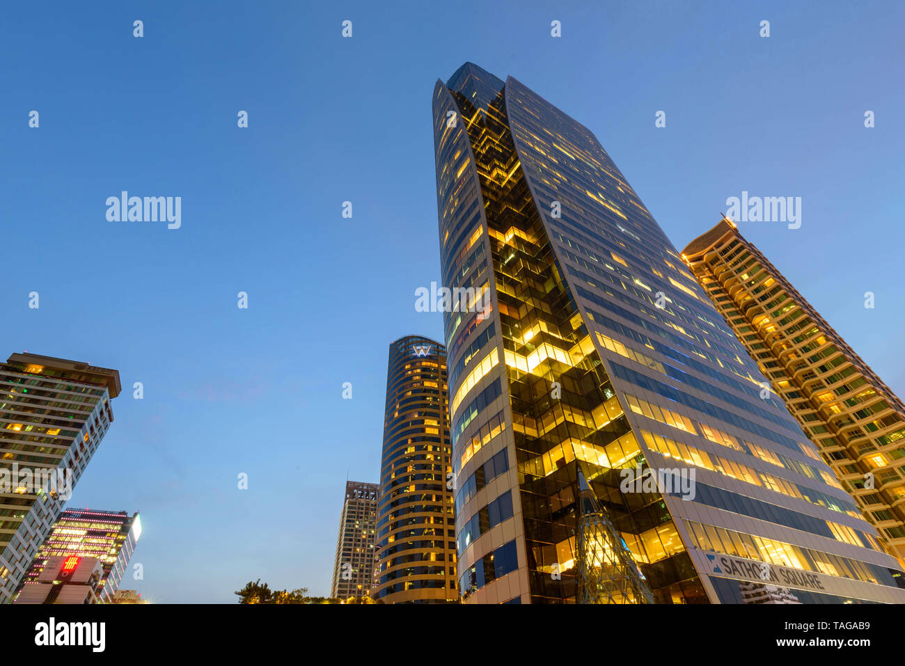 Sathorn square office tower hi-res stock photography and images - Alamy
