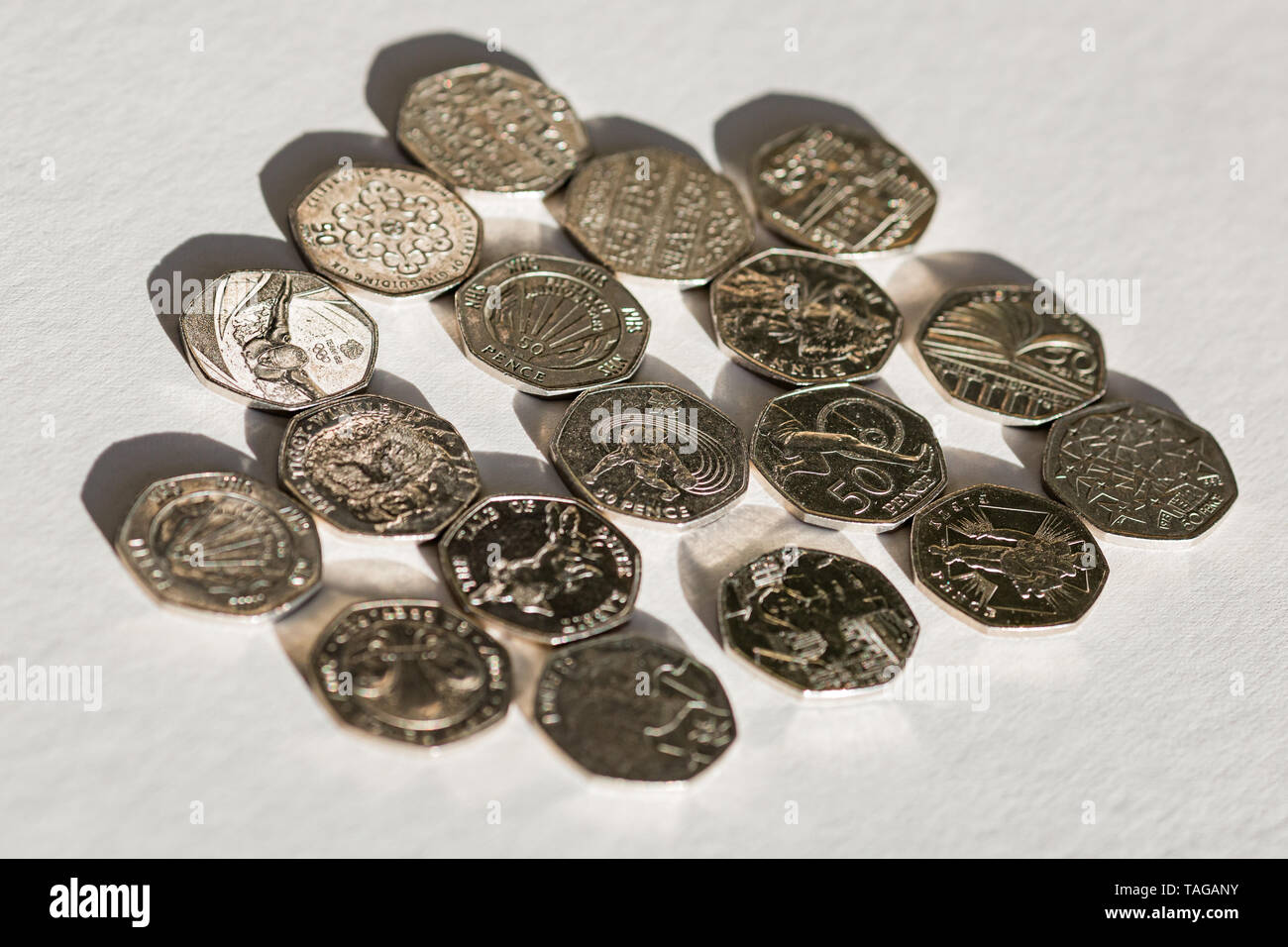 50 pence icon hi-res stock photography and images - Alamy