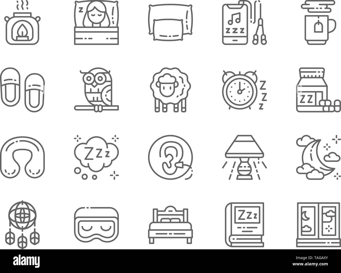 Hot bed insomnia Stock Vector Images - Alamy