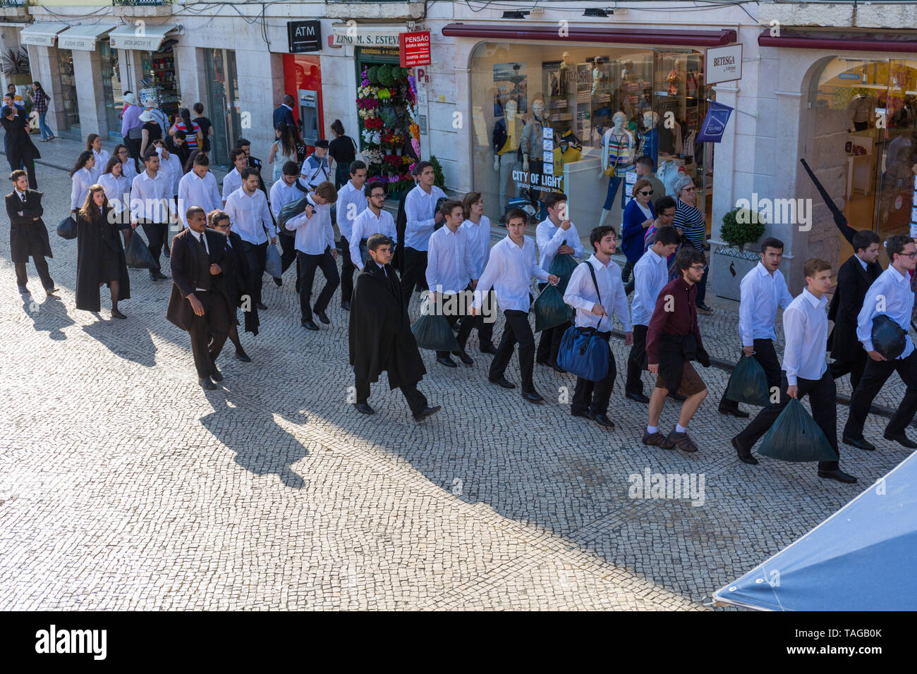 Graduation ceremony, Lisbon, Portugal Stock Photo - Alamy