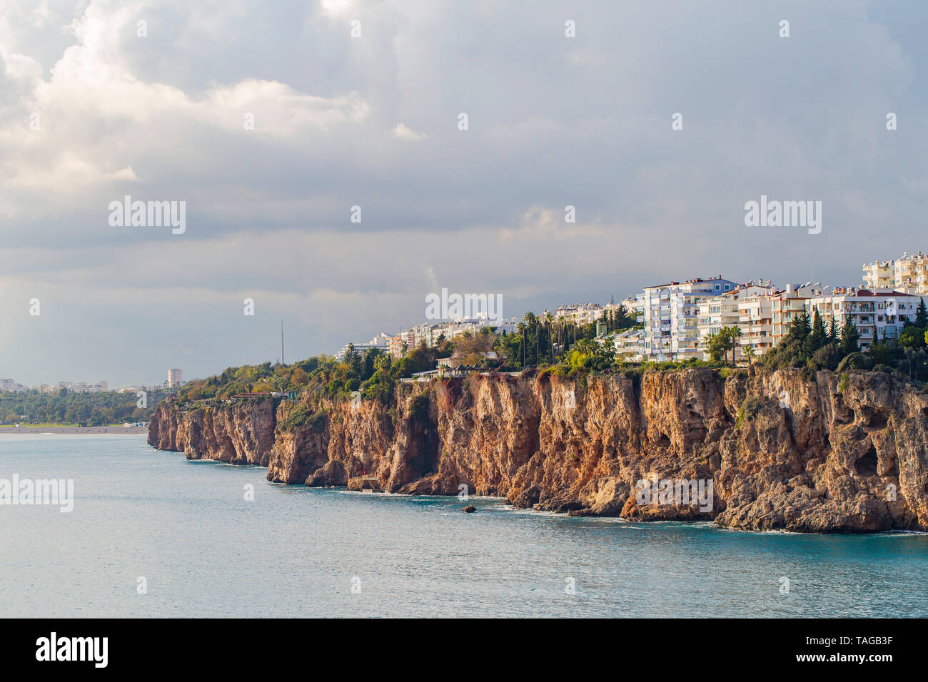 The Antalya coastline and city views Stock Photo - Alamy