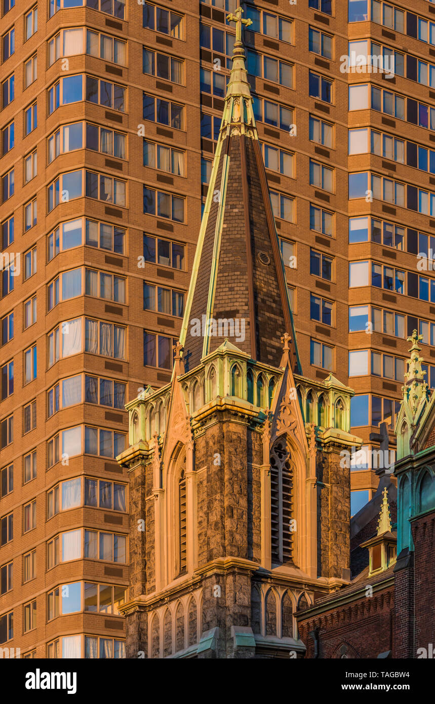 Manhattan Midtown buidings towers architecture details one of the main ...