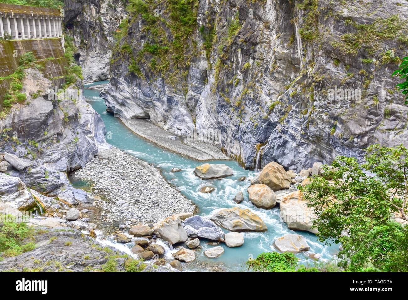 Natural Scenery of Taroko Gorge at Taroko National Park in Taiwan Stock ...