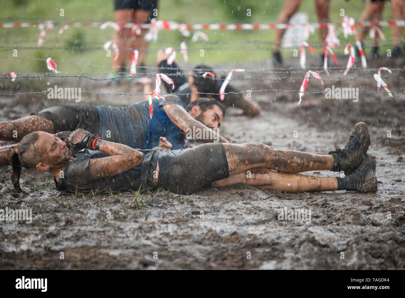 Crawling in mud hi-res stock photography and images - Alamy