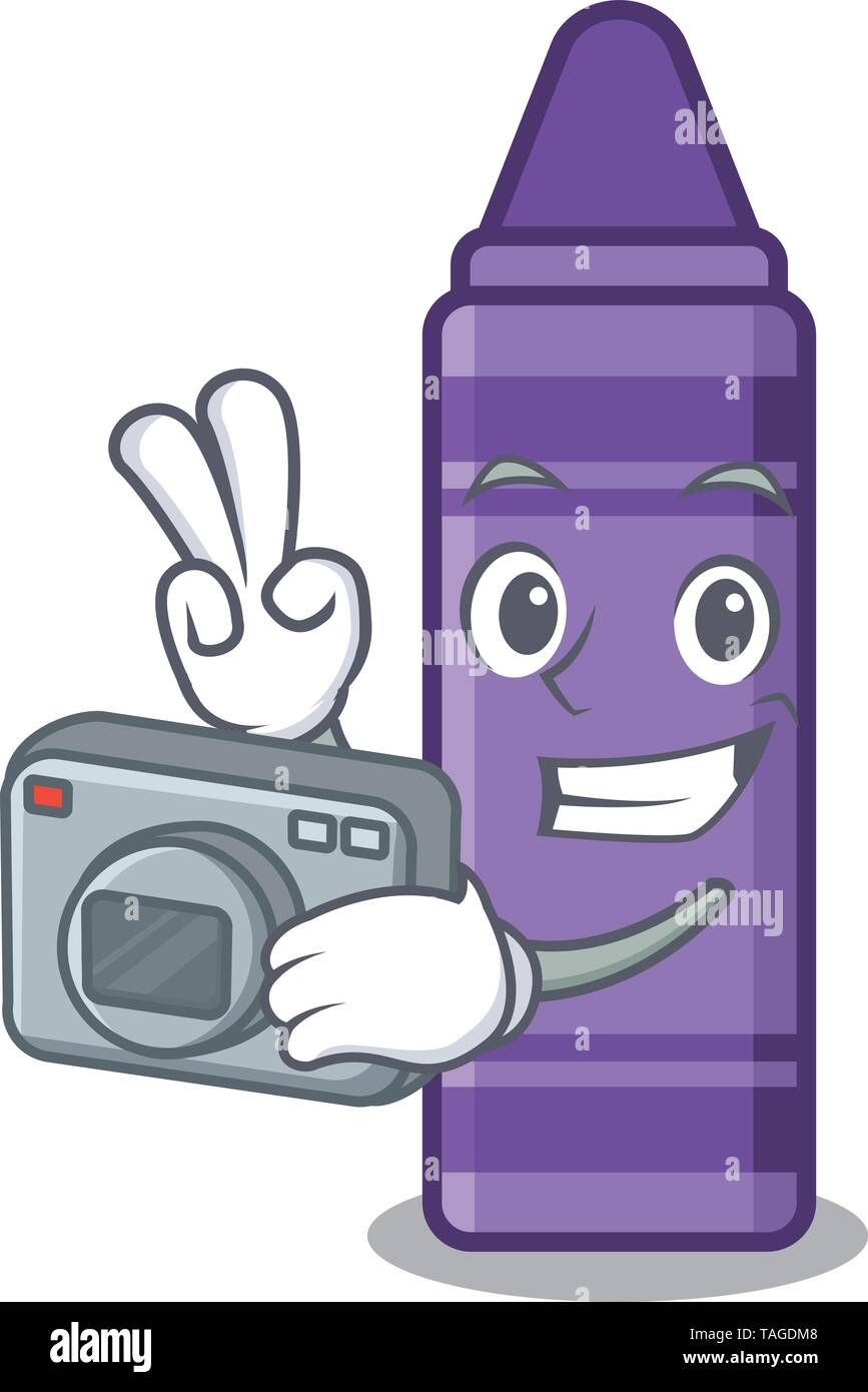 Violet Crayon Clipart