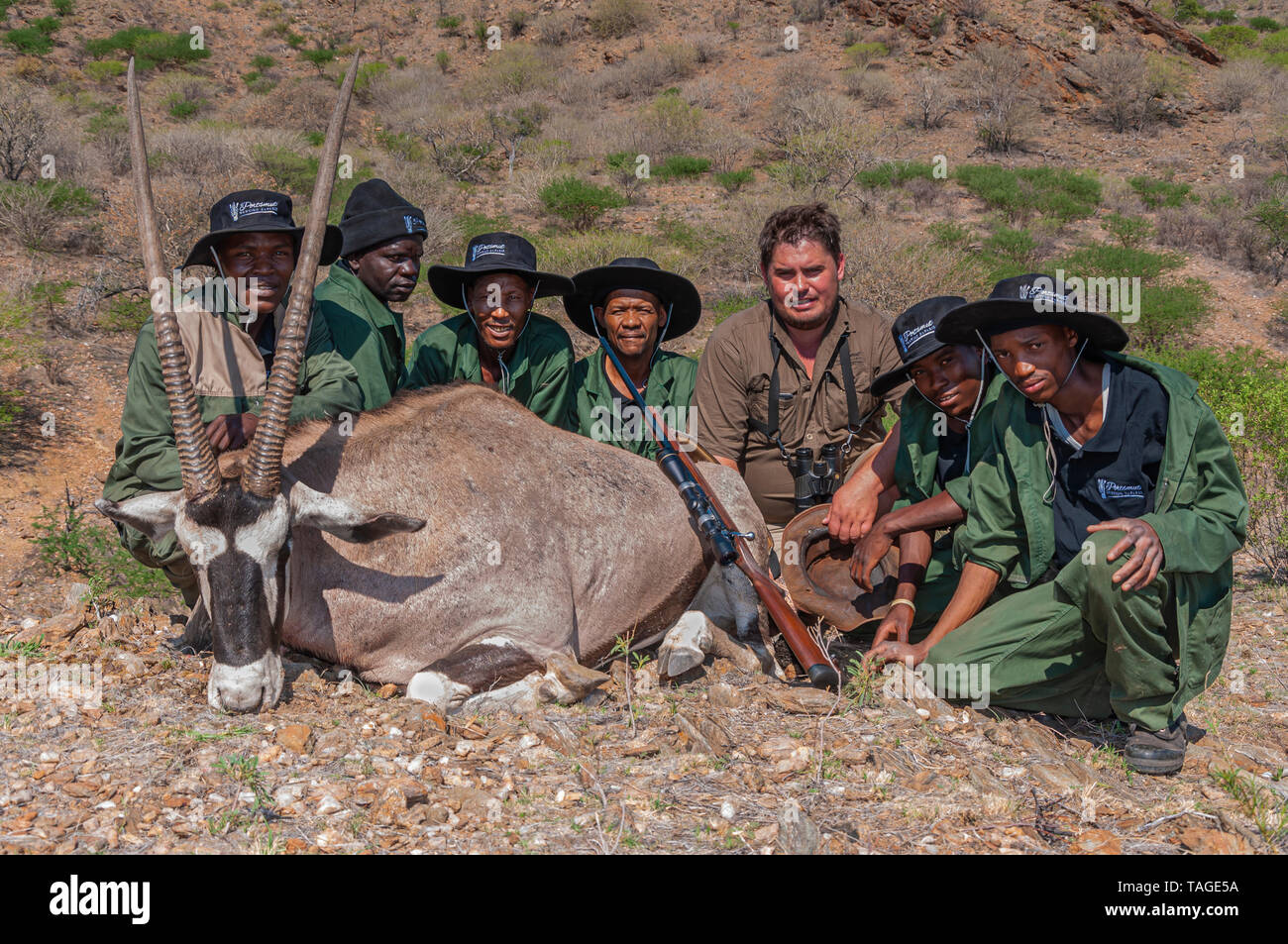 Namibia wildlife hunters hi-res stock photography and images - Alamy