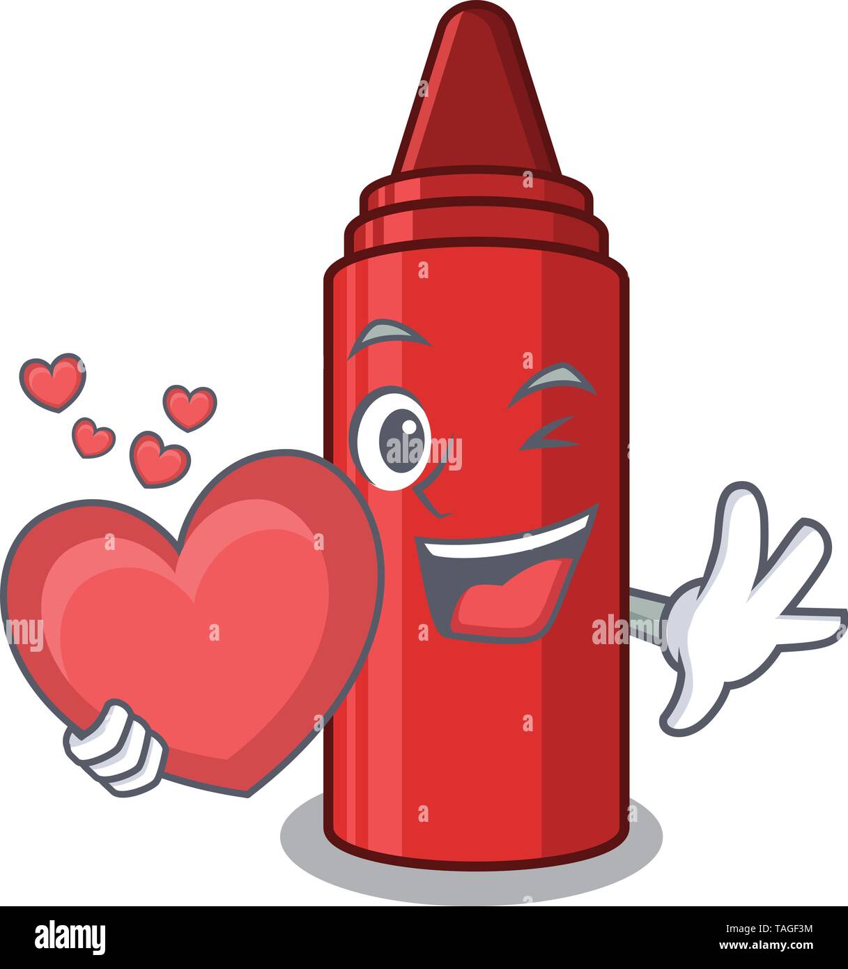 Red Crayon Clipart