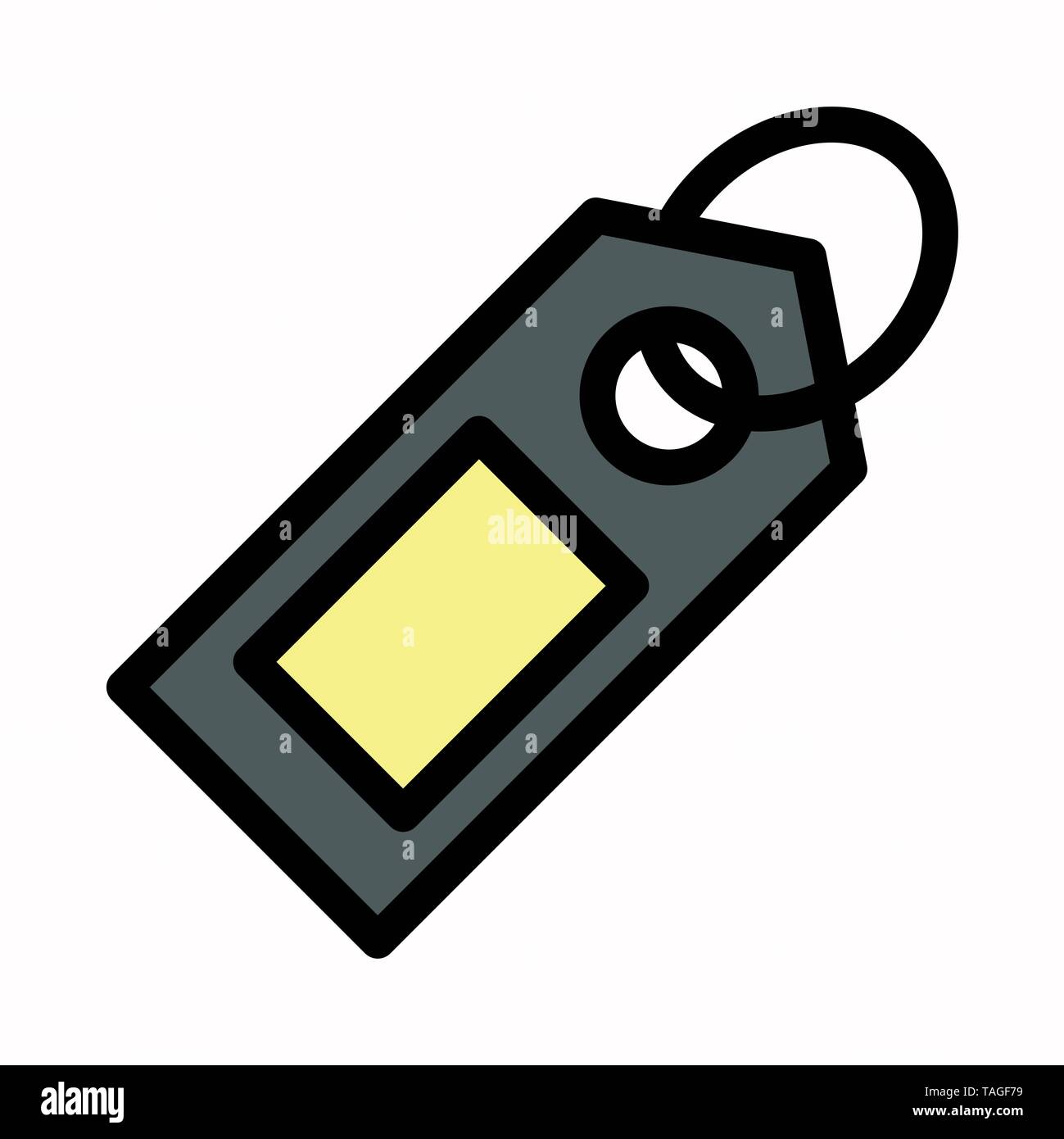 Label line icon vector logo or illustration Stock Photo - Alamy