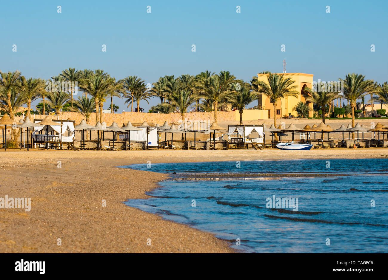 Beach at Coraya Bay, Egypt Stock Photo - Alamy
