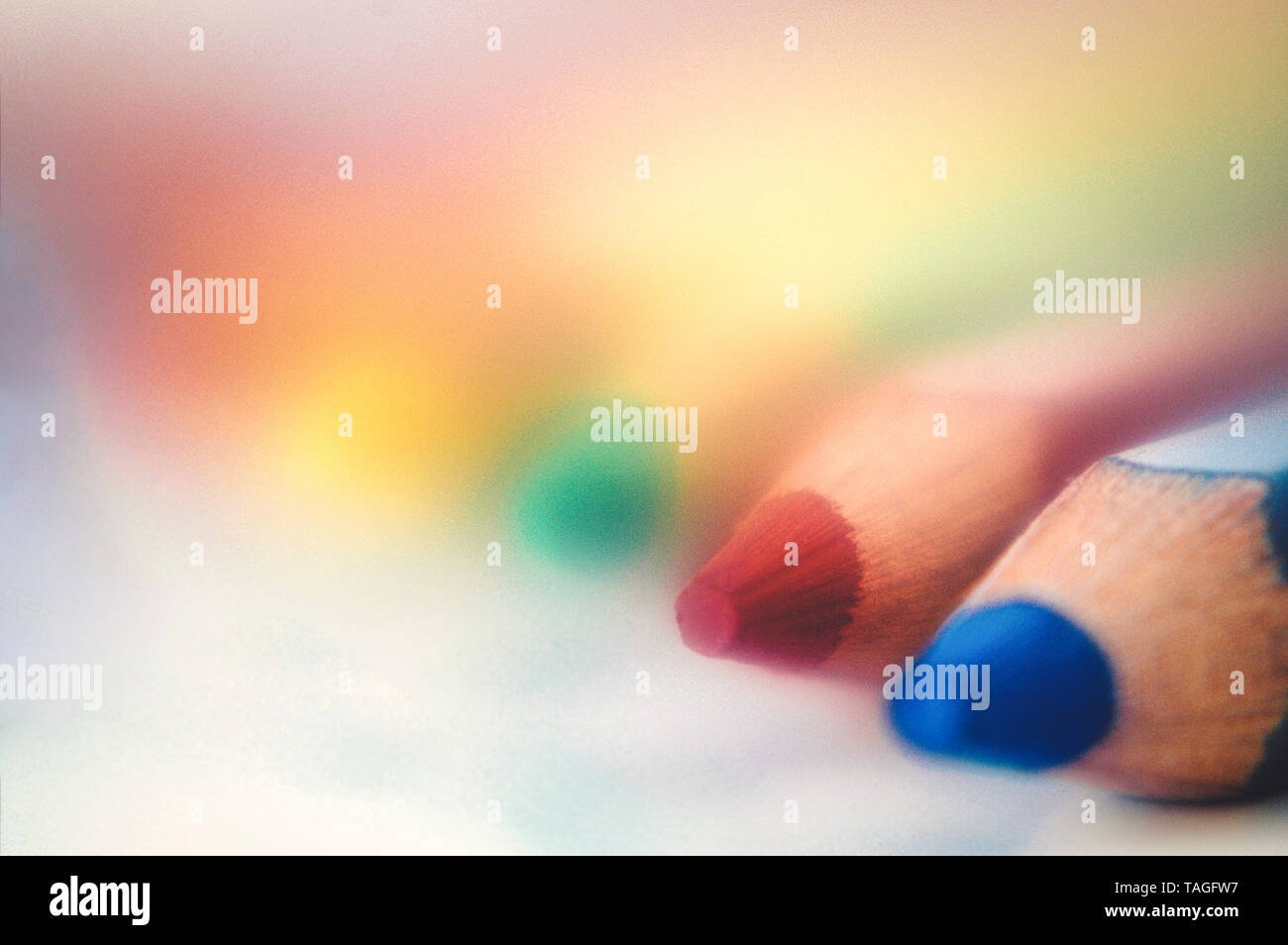 Colored Pencils Close Up Stock Photo - Alamy
